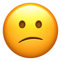 Confused Face Emoji (U+1F615)