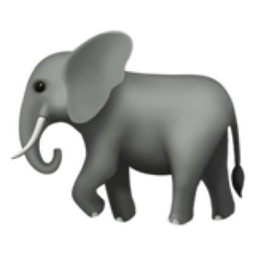 Elephant Emoji (U+1F418)