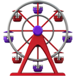 Ferris Wheel Emoji (U+1F3A1)