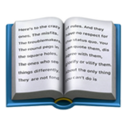 Open Book Emoji (U+1F4D6)