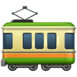 Railway Car Emoji (U+1F683)