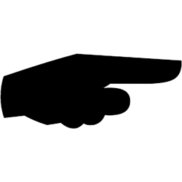 Sideways Black Right Pointing Index Emoji (U+1F59B)