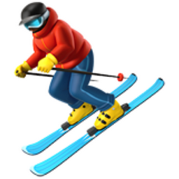 Skier Emoji (U+26F7)