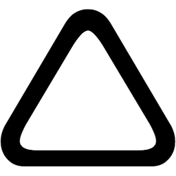 Triangle with Rounded Corners Emoji (U+1F6C6)